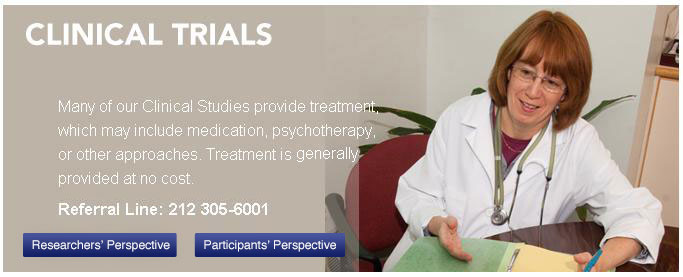 Clinical Trials | New York State Psychiatric Institute